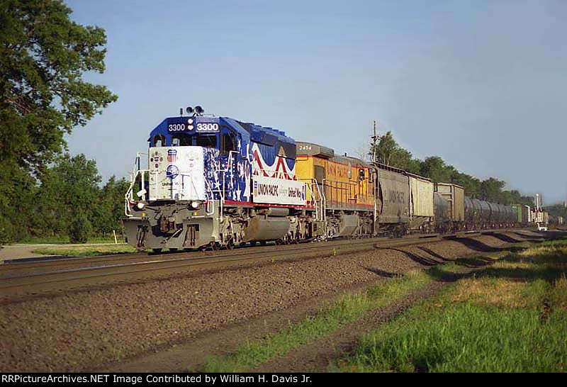 Union Pacific's United Way SD40-2 3300